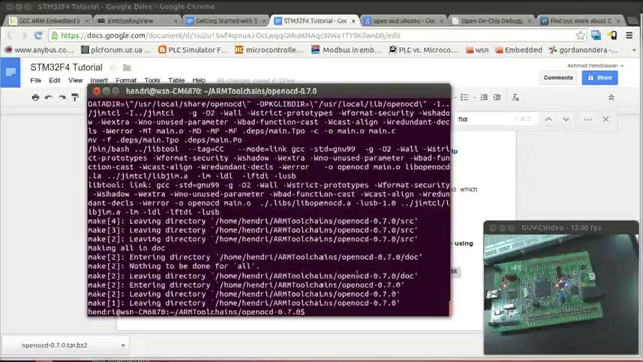 Getting started ARM cortex M4 STM32 with Eclipse - Debugger (2/4)