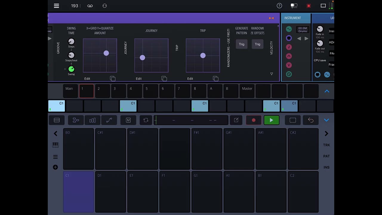 Beatmap Navigator - generative Drambo Drum sequencer on Patchstorage