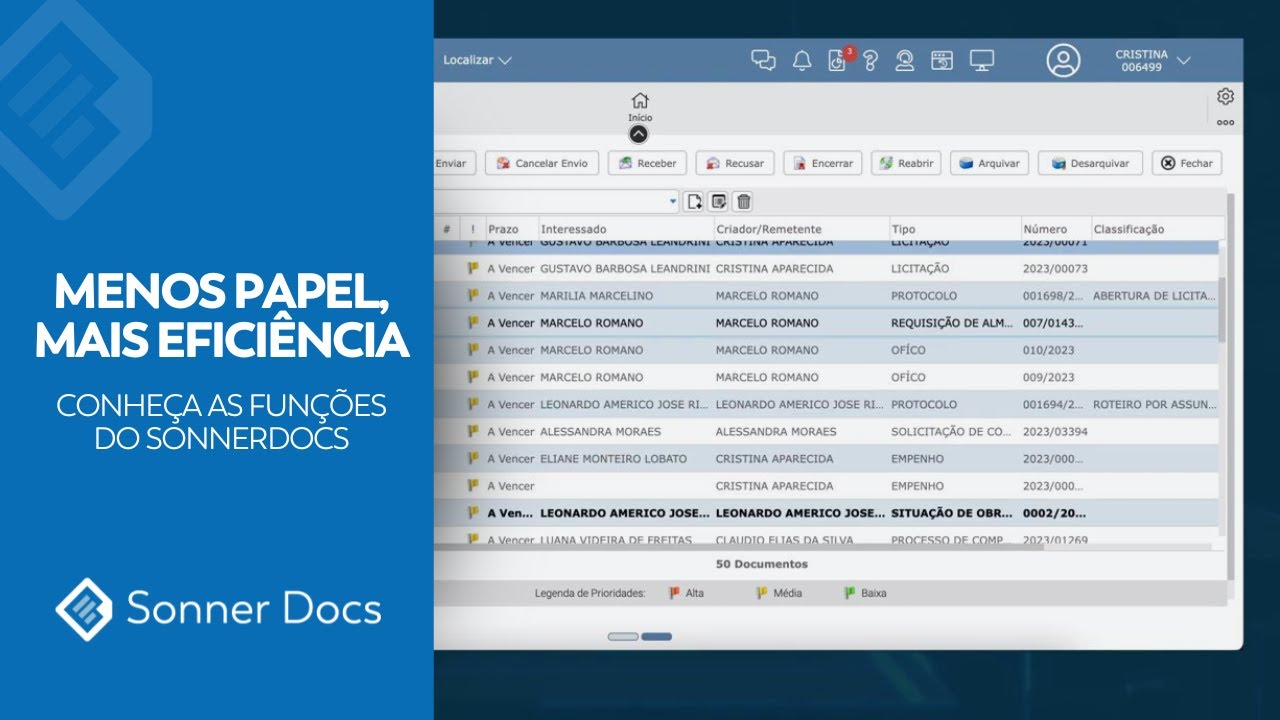 Sonner Docs l Conheça a solução de digitalização de processos