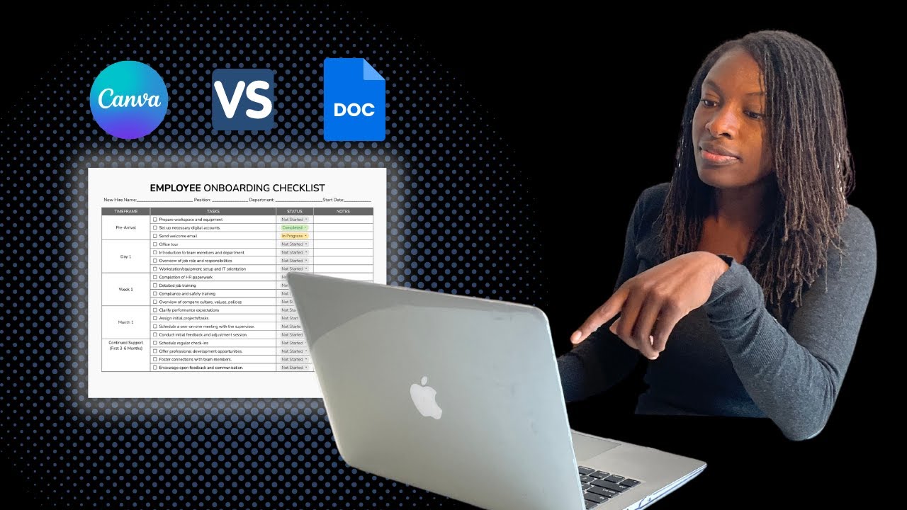 How To Create An Employee Onboarding Checklist In Canva And Google Docs