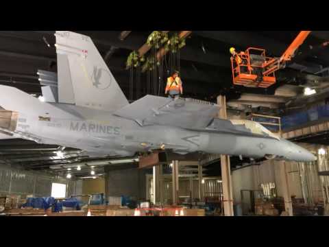 FA-18A Installation Time Lapse Video