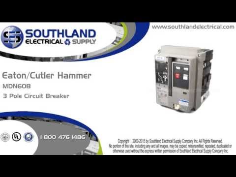 Eaton Cutler Hammer, MDN608, 800 Amp, 600 Volt, 3 Pole, Circuit Breaker