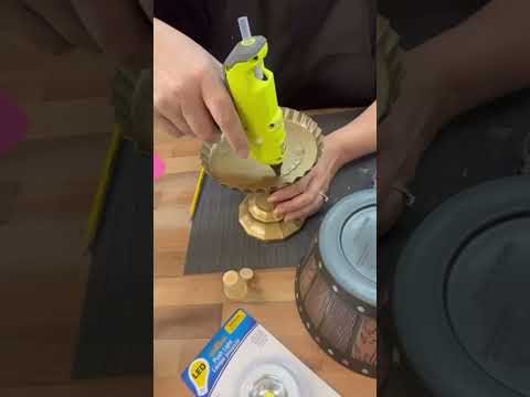 DIY outdoor lamp shade #dollartree #tutorial #diycrafts #crafting