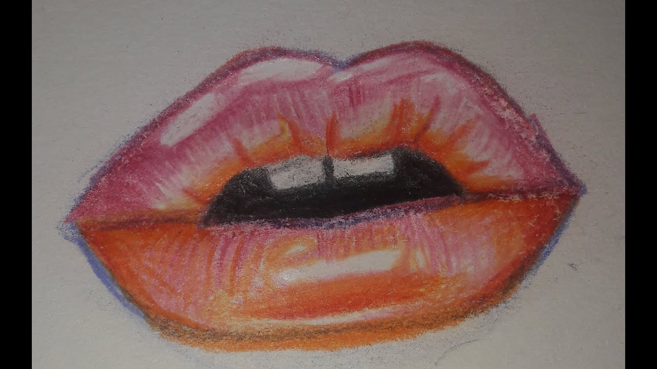 Dudak Çizimi Kolay - Easy Lips Drawing