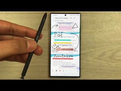 Samsung S23 Ultra: Palm Rejection and PDF Annotation with S-Pen