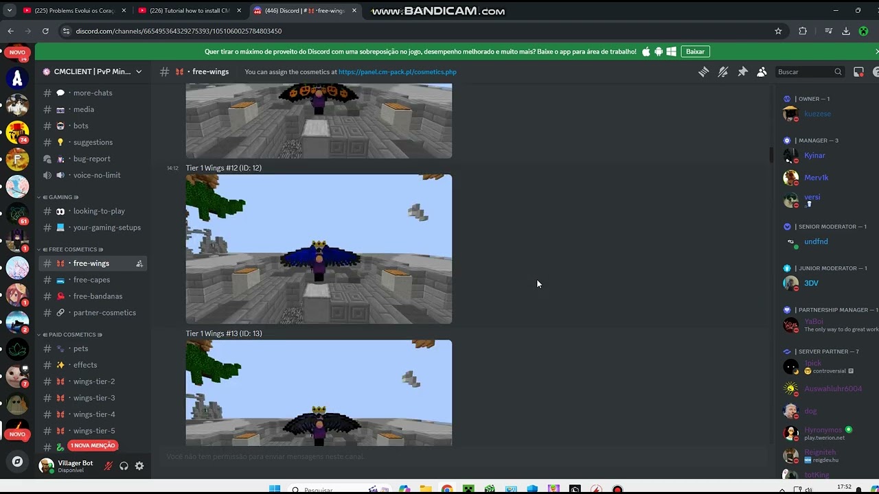 cm client all cosmetics code