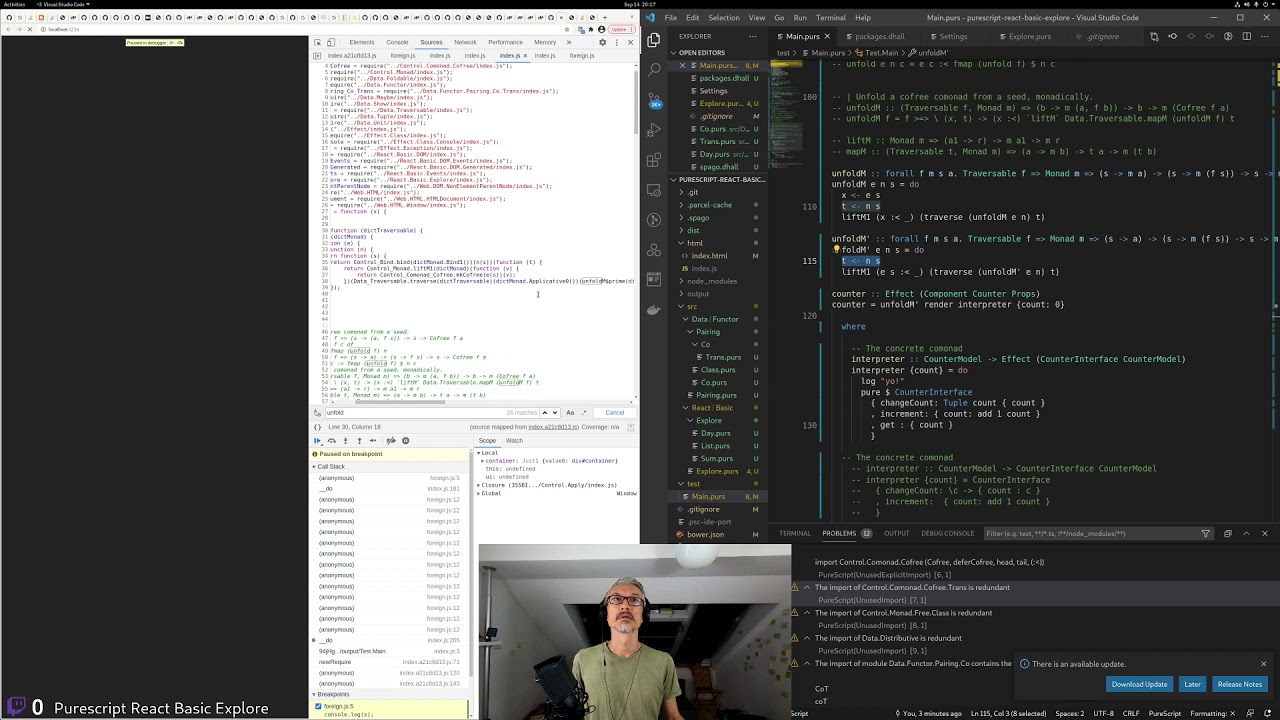 Purescript React Basic Explore 3