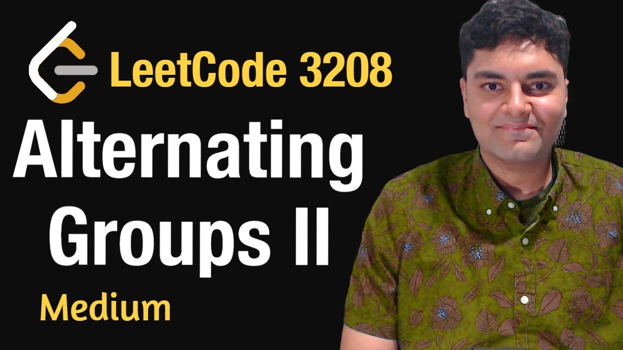 Alternating Groups II - Leetcode 3208 - Python