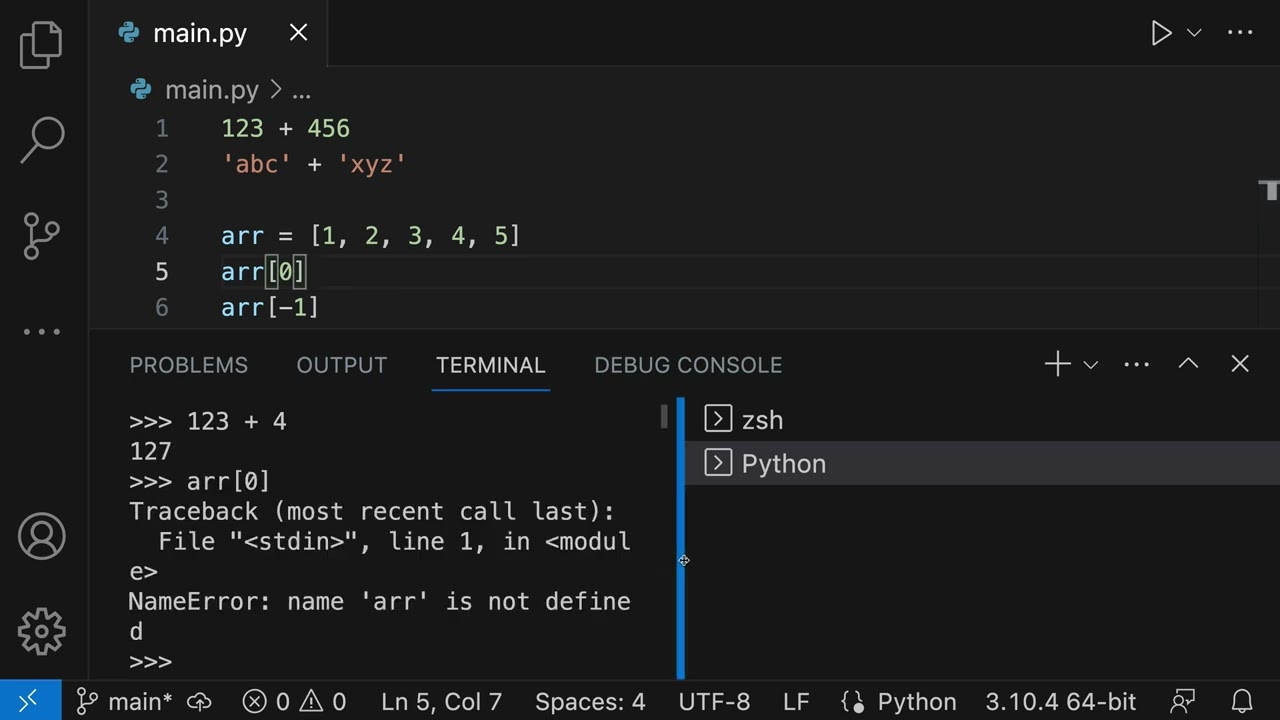 VS Code Tips — Evaluating selected Python code