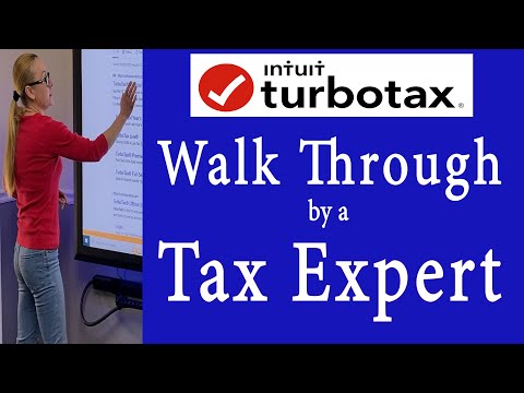 TurboTax - How to file your taxes online. Tutorial, walkthrough.