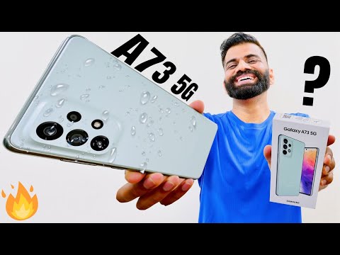Samsung Galaxy A73 5G Unboxing & First Look - Fresh Flagship Feelπ₯π₯π₯