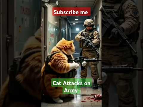 Cat Attacks on Army | June 2025 | #Cat #Army