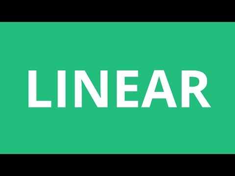 How To Pronounce Linear - Pronunciation Academy