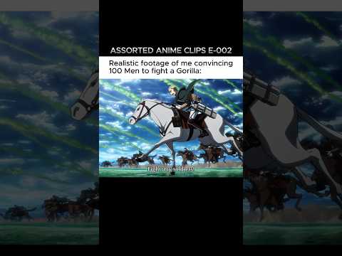 1 Gorilla vs 100 Men | Anime Version | Attack on Titan