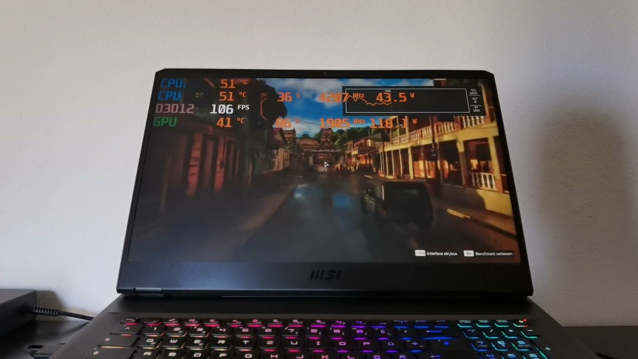 FAR CRY 6 BENCHMARK ULTRA 11800h 3070 Msi gp76 1080p