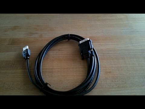 Unboxing: HDMI to DVI Adapter Cable by Amazon Basics
