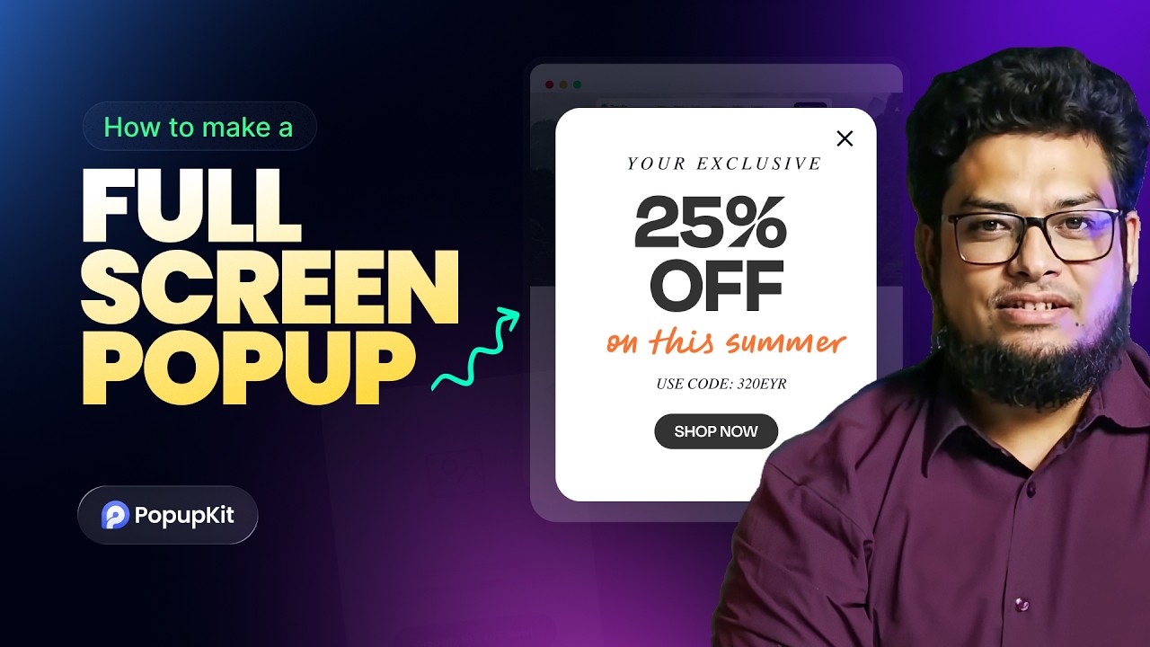 How to Create a Fullscreen Popup in WordPress (PopupKit Tutorial)