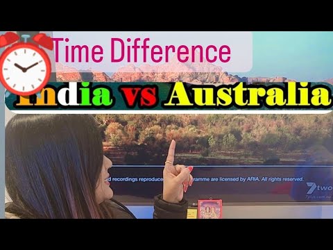 Time Difference between India & Australia #time #australia ऑस्ट्रेलिया में टाइम
