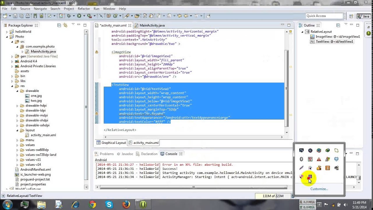Android Apps Development Bangla Tutorial   Part 3