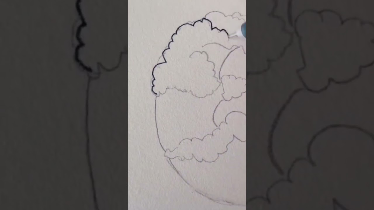 Waves drawing tutorial 🌊