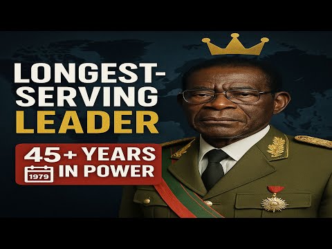 Teodoro obiang - longest serving leader in the world.