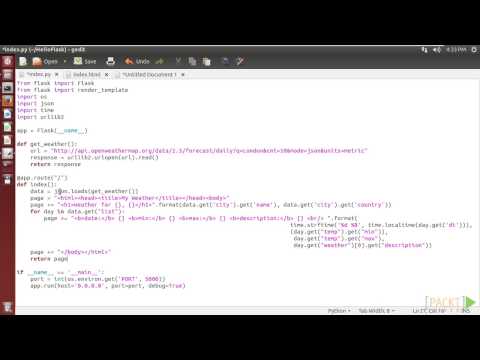 Learn Rapid Flask Tutorial Returning Data to the Client | packtpub com - Mind Luster