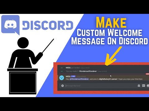 How To Make A Custom Welcome Message On Discord