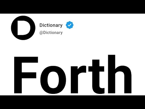 Forth Meaning In English