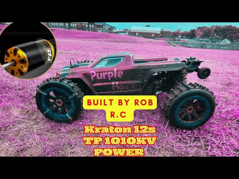 BRUSHLESS MOTOR UPGRADE!! KRATON 12S GETS A 5670 1010KV MOTOR!! 83MPH PASS IN RAIN!! W/ CRASH🙁🤮