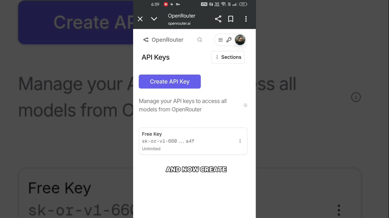 How to Get Free API Key from OpenRouter 🔑#openrouter #apikey #freetools #ai  #developer #coding