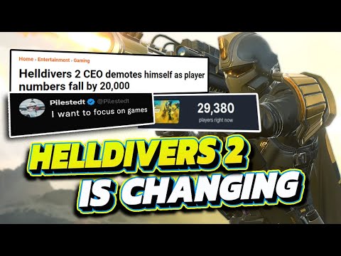 Helldivers 2 CEO Steps Down as Player Numbers Fall, Talks Future Plans