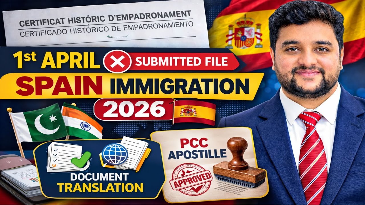 Spain Immigration 2026 | 1st April Submitted File | Empadronamiento PCC Document Translation Guide