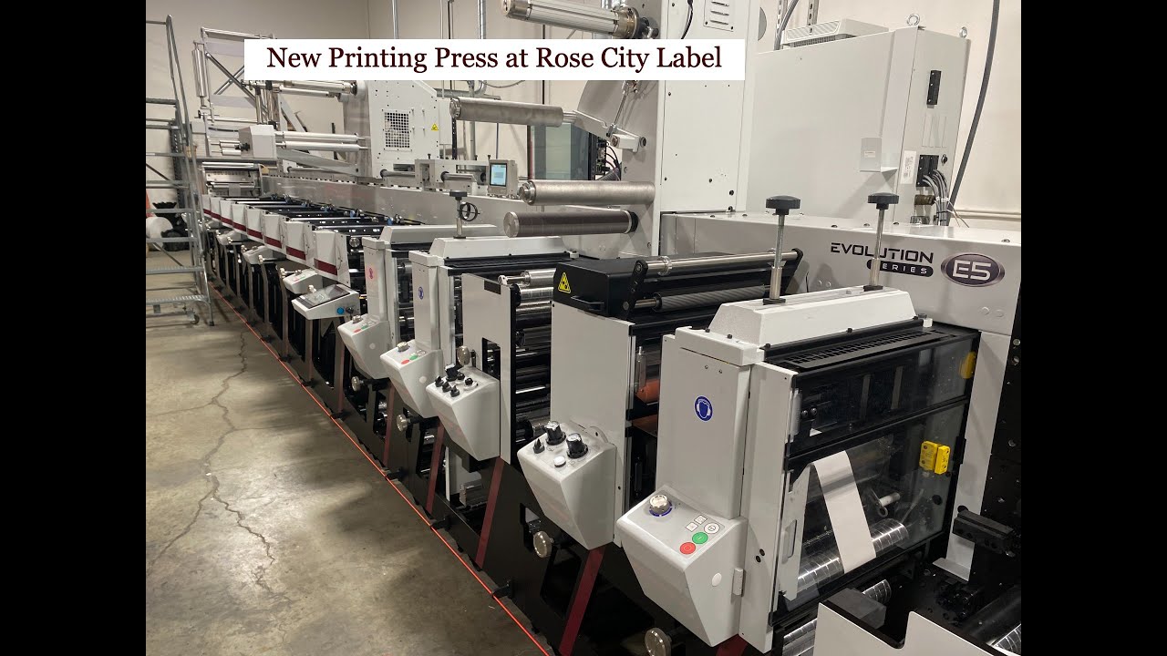 RCL New High Speed Flexo Press
