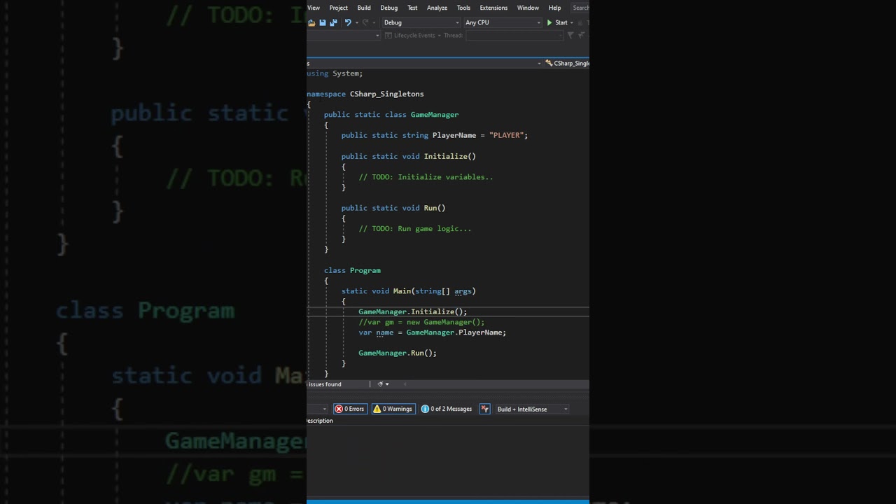 Global access in C# the RIGHT way