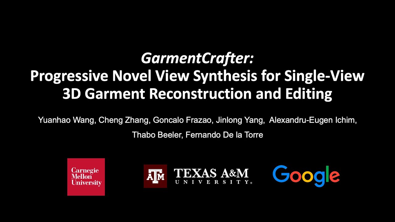GarmentCrafter: Progressive Novel View Synthesis for Single-View 3D Garment Reconstruction & Editing