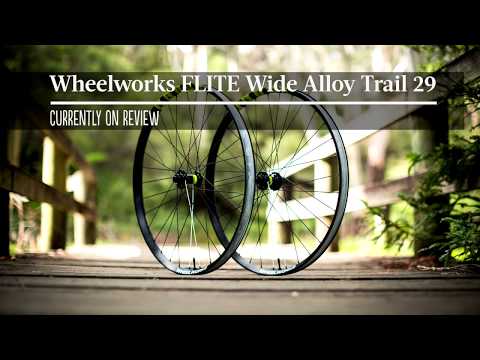 Wheelworks FLITE Wide Alloy Trail wheels.