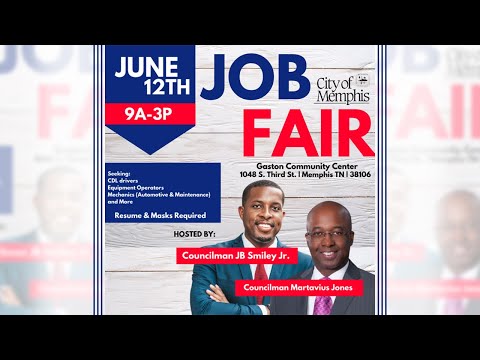 City of Memphis Job Fair - June 12th, 2021