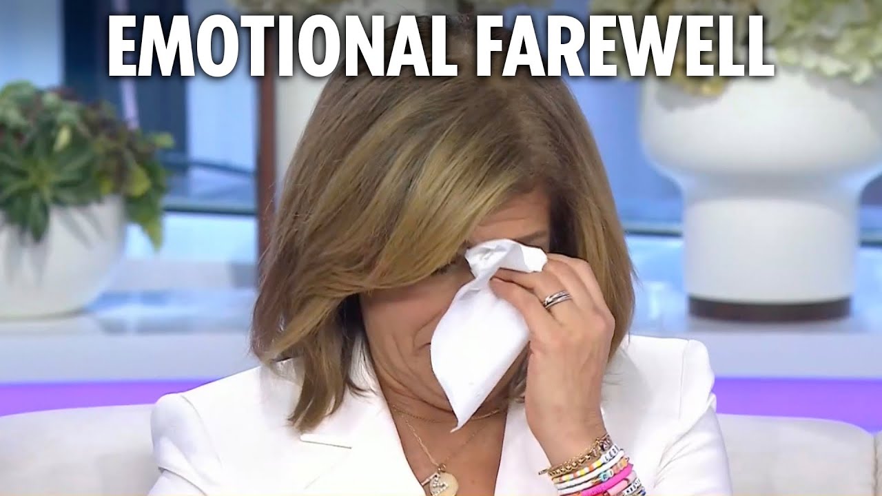 Hoda Kotb breaks down in tears and sobs ‘I'm a mess’ on her emotional last day ever at Today show