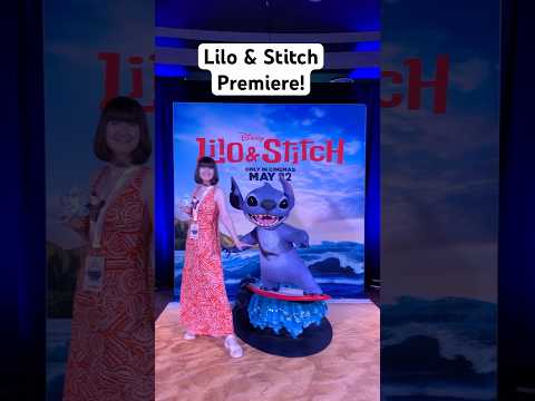 🙌 Head to the Lilo & Stitch movie premiere! 🏄♀️🍿 #liloandstitch