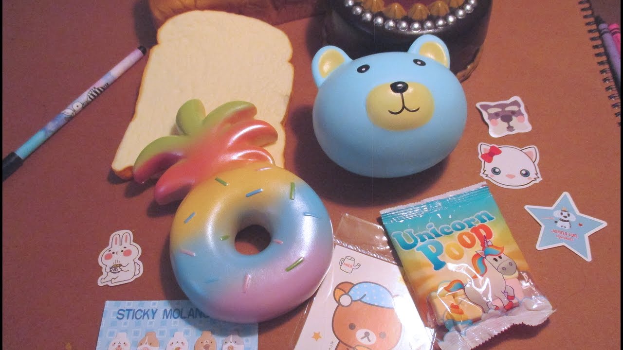 My First Ever Squishy Package! SQUEE!!! (Jenna Lyn Squishies)