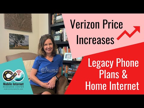 Verizon Price Increases On Legacy Smartphone Plans and Wireless Home Internet