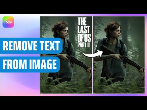 How to Remove Text from Image without Removing Background | 2 Quick Tips