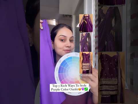 Top5- Rich Ways To Style Purple Color Outfits For This Diwali๐๐๐ชTo shop visit- www.blingbag.co.in