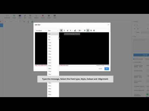 How to create a Text Message on Signpac LED