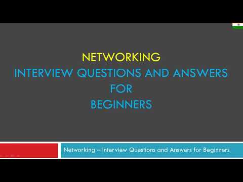 Networking Interview Questions and Answers for Beginners