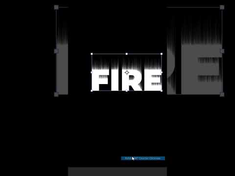 Fire Text Effect Photoshop Tutorial #shorts #photoshop