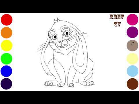 Clover Sofia the First Coloring Pages - Colors For Kids With BBEV TV