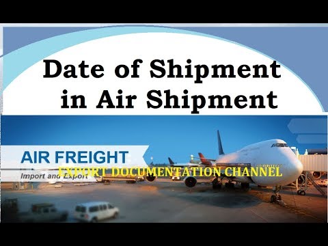 Date of Shipment in Air Shipment in Urdu / Hindi