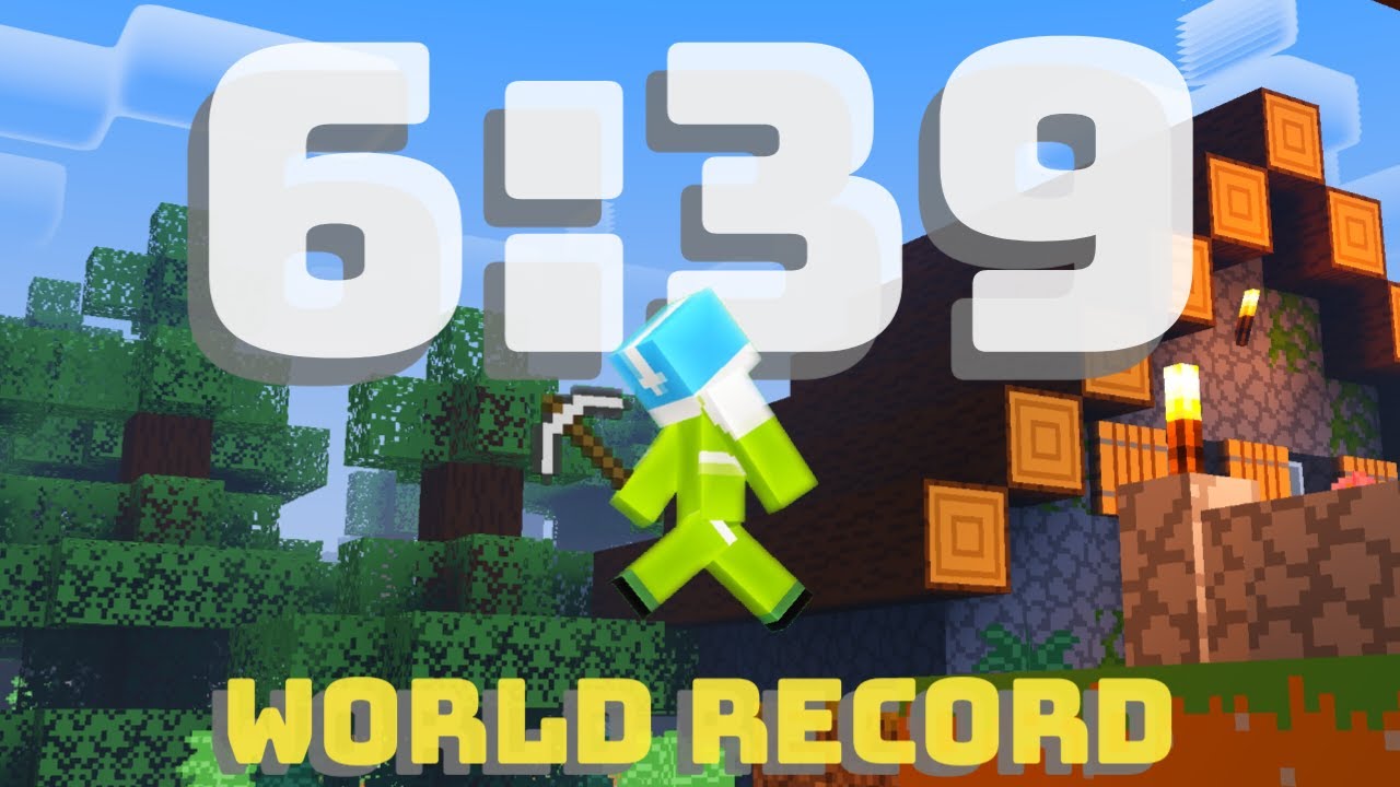 MINECRAFT SPEEDRUN WORLD RECORD (6:39)