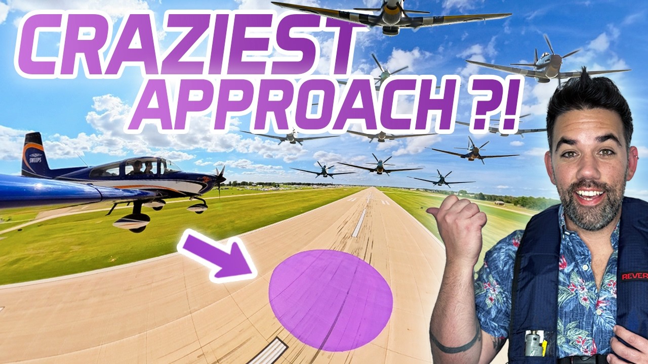 Controlled CHAOS: I Flew the Fisk Arrival into Oshkosh 2025 (Full ATC)